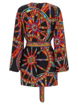 Dolce & Gabbana Carretto Silk Mini Dress