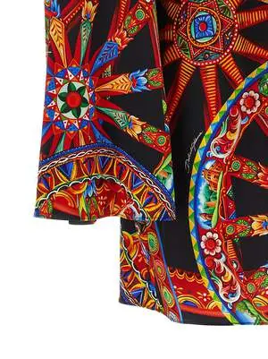 Dolce & Gabbana Carretto Silk Mini Dress