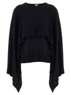TOTEME Cape' Sweater - Black