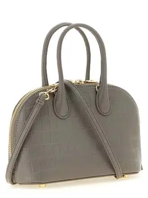 SELF-PORTRAIT Croc Leather Mini Toast' Handbag
