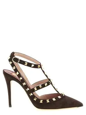 Valentino Garavani Rockstud' Pumps - Brown