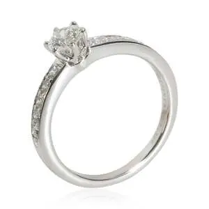 Tiffany & Co. 0.41 Ct Round Brilliant Diamond Engagement Ring