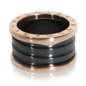 BVLGARI Rose Gold B.zero1 Ring - Rose_gold/ceramic