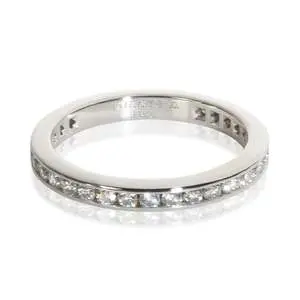 Tiffany & Co. Diamond Channel Set Eternity Band - Platinum