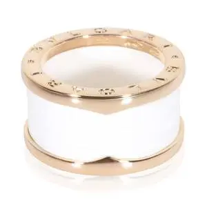 BVLGARI Rose Gold Ceramic B.zero1 Ring - Rose_gold/ceramic