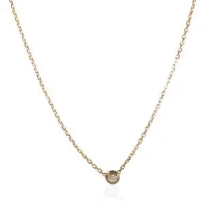 Cartier Yellow Gold Diamond Mini Model Damour Pendant - Yellow_gold