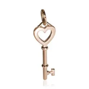 Tiffany & Co. Rose Gold Heart Key Pendant - Rose_gold