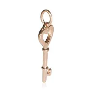 Tiffany & Co. Rose Gold Heart Key Pendant