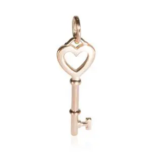 Tiffany & Co. Rose Gold Heart Key Pendant