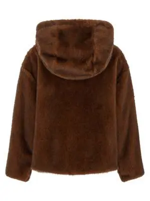 Herno Faux Fur Bomber Jacket