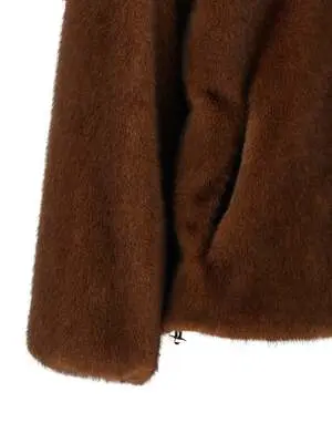 Herno Faux Fur Bomber Jacket