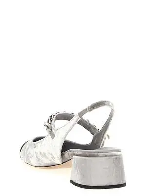 Miu Miu Velvet Slingback