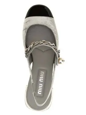 Miu Miu Velvet Slingback