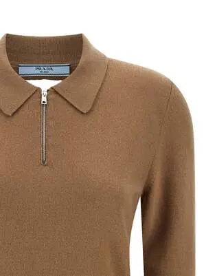 Prada Wool Polo Shirt