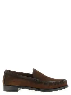 Prada Suede Loafers - Brown