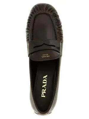 Prada Curled Toe Moccasins