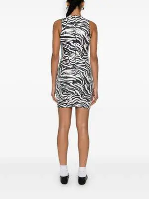 ROTATE BY BIRGER CHRISTENSEN Sequined Zebra Dress