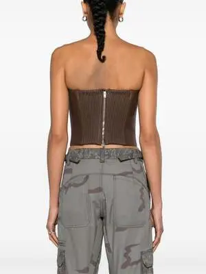 Amiri Leather Bustier