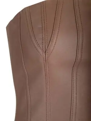 Amiri Leather Bustier