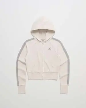 ROXY X MADHAPPY French Terry Shrunken Full Zip Jacket