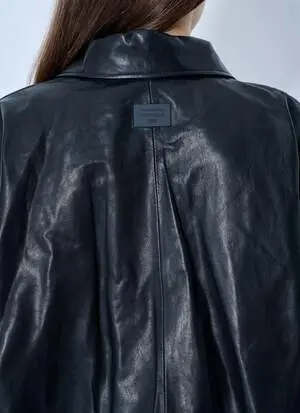 Acne Studios Leather Bomber Jacket