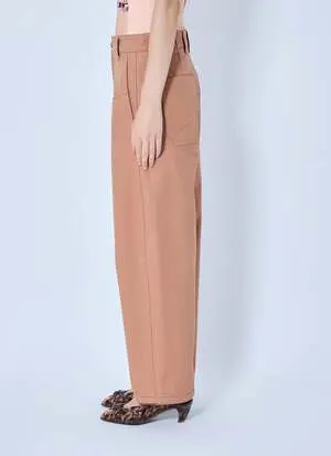 Chloé Wide-leg Barrel Trousers