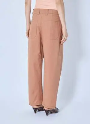 Chloé Wide-leg Barrel Trousers