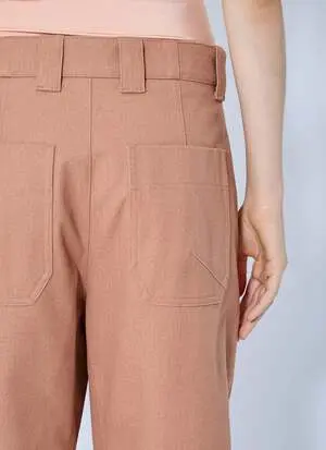 Chloé Wide-leg Barrel Trousers