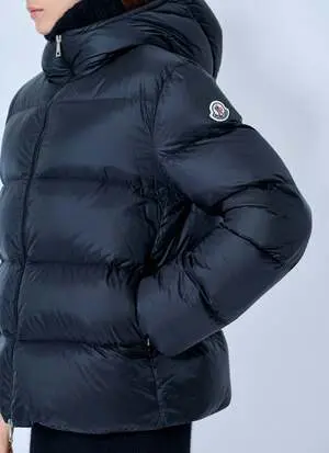 Moncler Feligule Hooded Short Down Jacket - Black