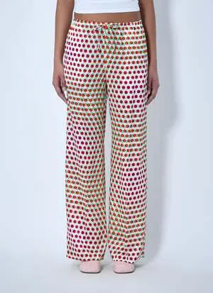Dries Van Noten Wide-leg Patterned Trousers