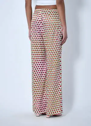 Dries Van Noten Wide-leg Patterned Trousers