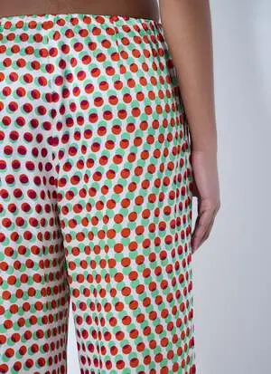 Dries Van Noten Wide-leg Patterned Trousers