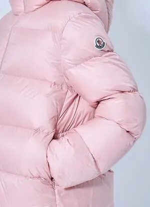 Moncler Feligule Hooded Short Down Jacket - Pink