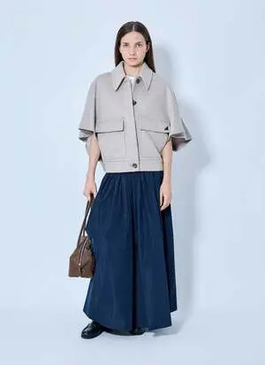 Max Mara Cape-style Wool Jacket