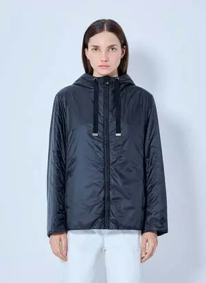 Max Mara Hooded Puffer Jacket - Black