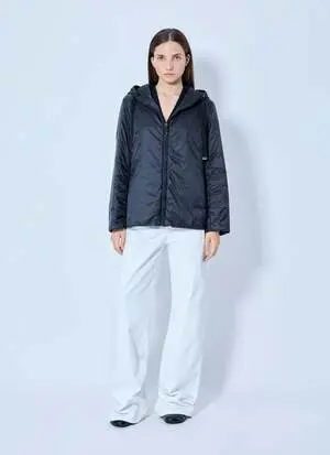 Max Mara Hooded Puffer Jacket - Black