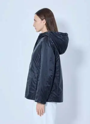 Max Mara Hooded Puffer Jacket - Black