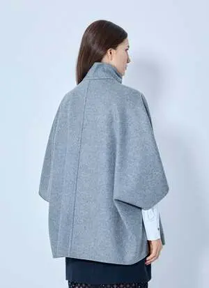 Max Mara Asymmetric Cashmere Cape