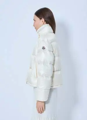 Moncler Tepice Short Down Jacket - White