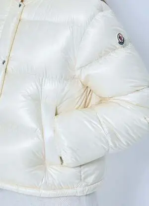 Moncler Tepice Short Down Jacket - White