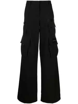 Off-White Virgin Wool Cargo Trousers