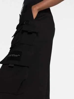 Off-White Virgin Wool Cargo Trousers