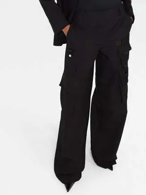 Off-White Virgin Wool Cargo Trousers
