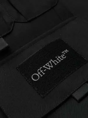 Off-White Virgin Wool Cargo Trousers