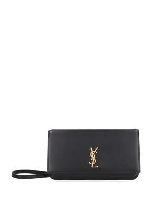 Saint Laurent Envelope Clutch - Black