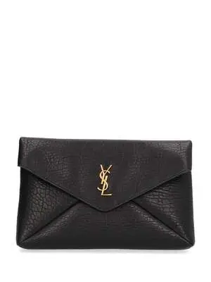 Saint Laurent Large Envelope Pouch - Black