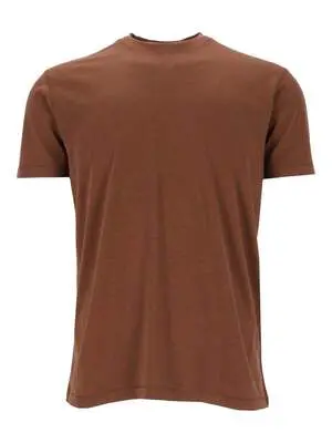 TOM FORD Crew Neck T-shirt - Brown