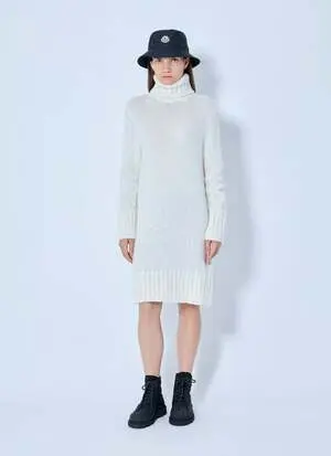 Moncler Turtleneck Knit Dress