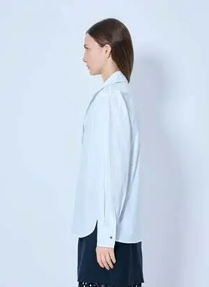Max Mara Poplin Collar Shirt - White