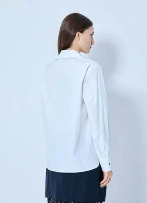 Max Mara Poplin Collar Shirt - White